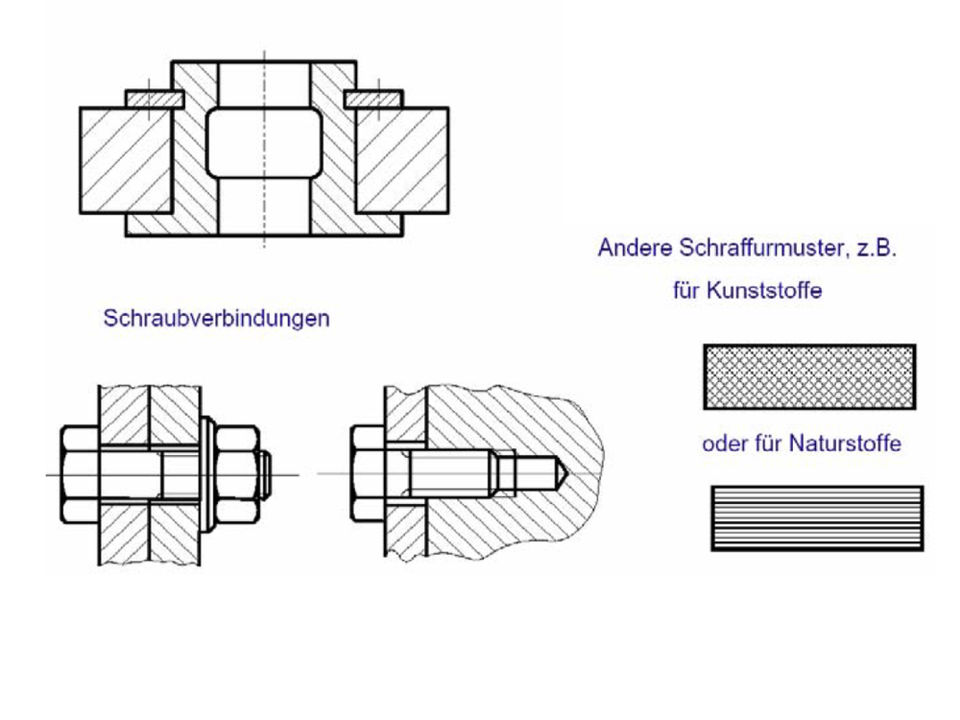 Schnittdarstellung - DIN 6 - IT-REALSCHULE.de