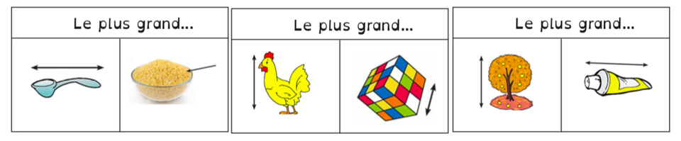 Comparer les grandeurs - Site de jauraisduetrefleuriste