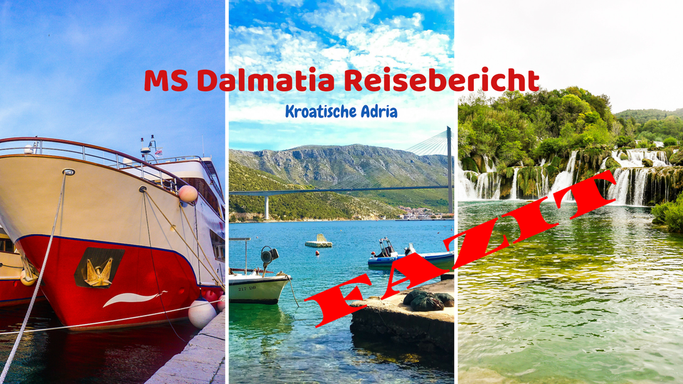 MS Dalmatia - Kroatische Adria: Mein Fazit | Kreuzfahrt mit nicko ...
