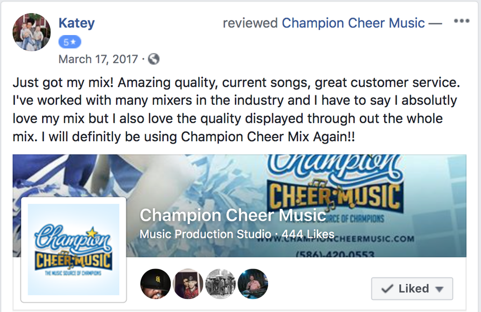 Champion Cheer Music - The Music and Mix Source Of Champions - Champion ...