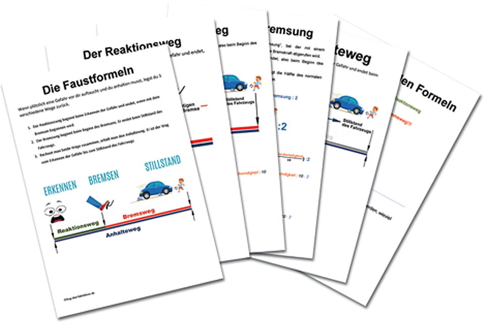 Checkliste Faustformeln - Führerschein sicher bestehen. Hilfe und ...