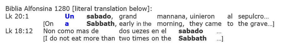 Spanish Bibles show the Sabbath Resurrection of Jesus - Structure Bible ...