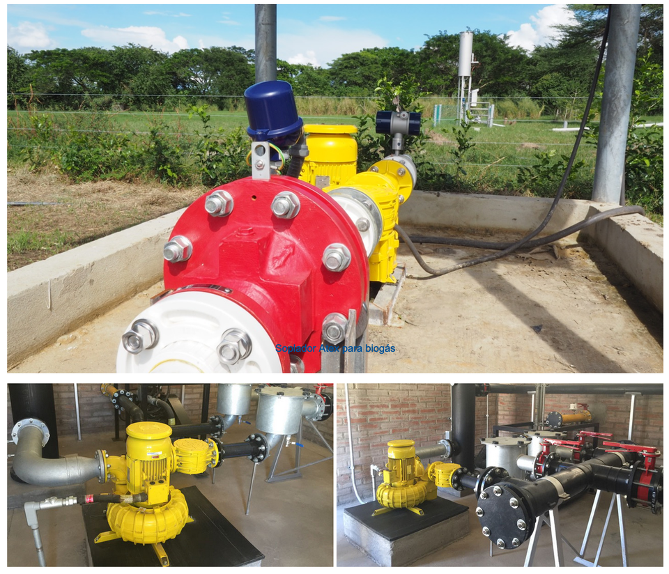 Blowers biogas - Covered lagoon digester - German technology