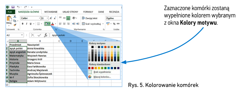 T: Kartka w kratkę. Wprowadzenie do programu MS Excel - sp4informatyka