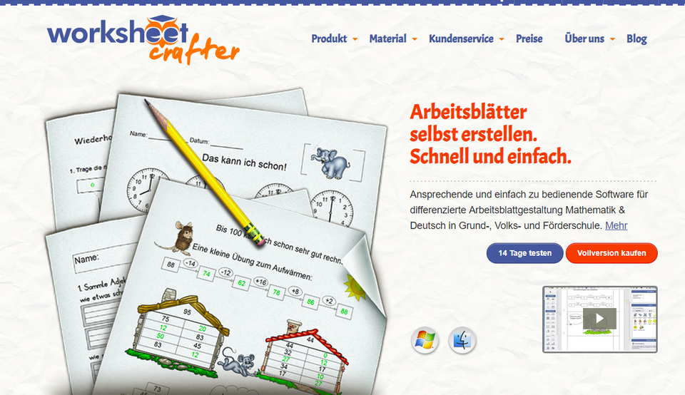 Worksheet Crafter - tipptipps Webseite!
