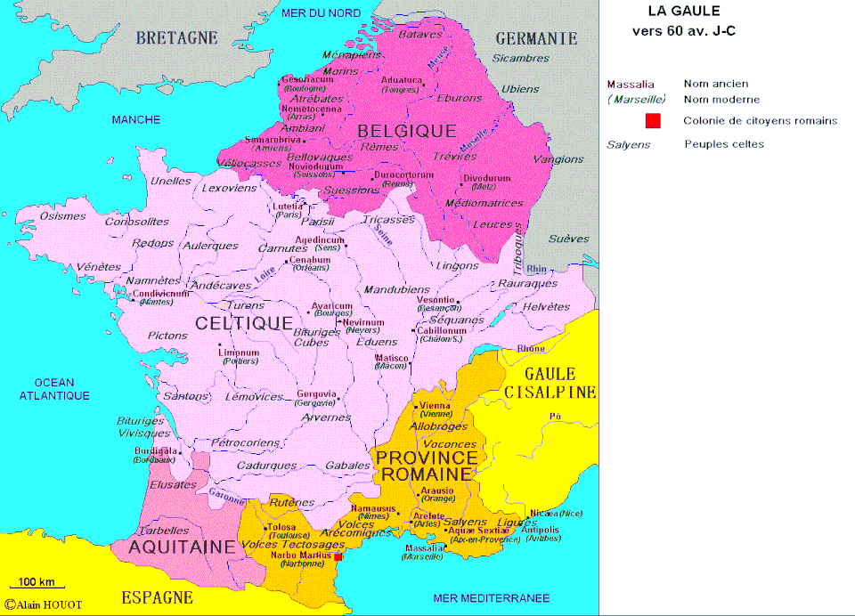 La guerre des Gaules - Histoire et géographie pour tous