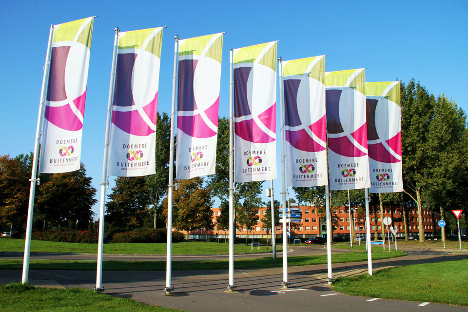 Banier Vlaggen - De beletteraars van Almere
