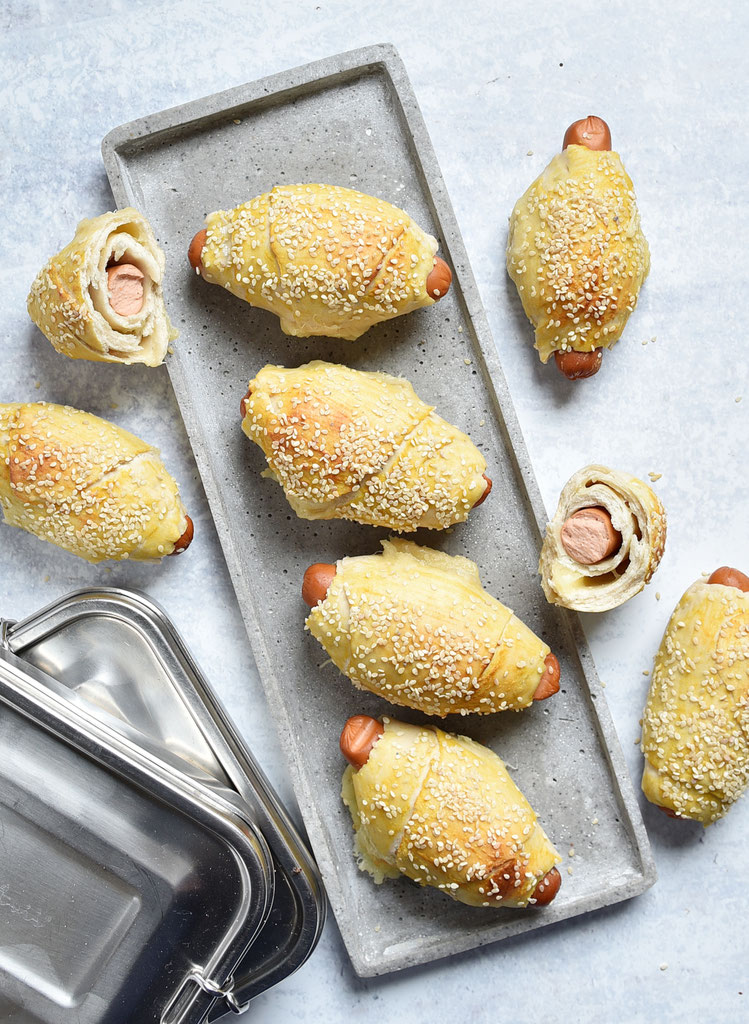 Brötchen "Wienerle". Mit Senf & Käse. - mix dich glücklich (Thermomix ...