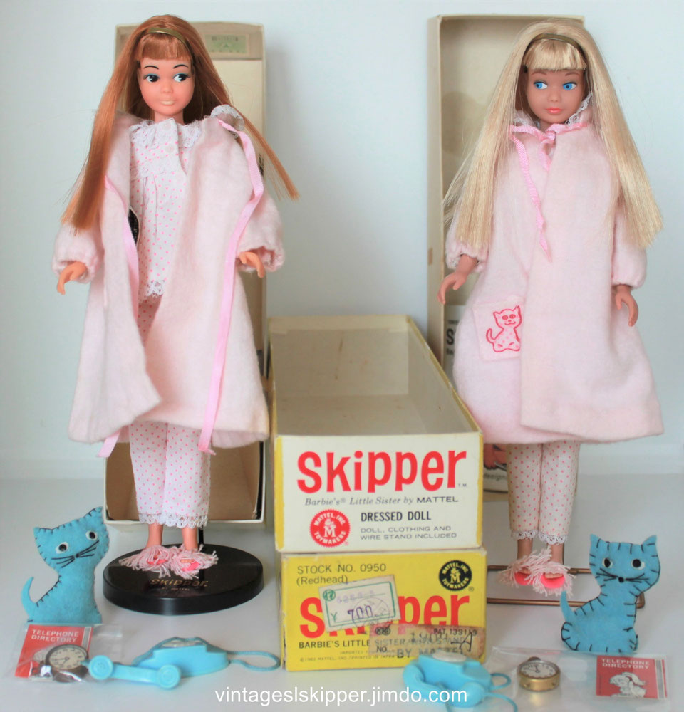 Dressed Box Skipper Dolls - Vintage Skipper - Barbie's Little Sister