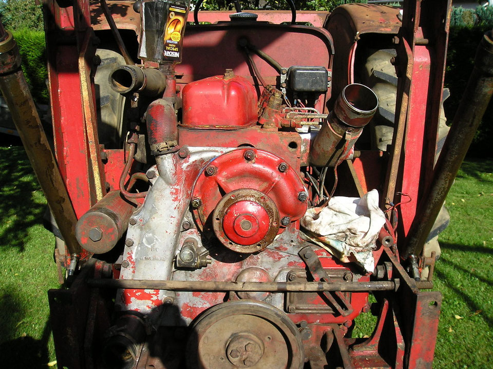 Remise en route de mon IH 654 après 15 années à l'arrêt et sa ...