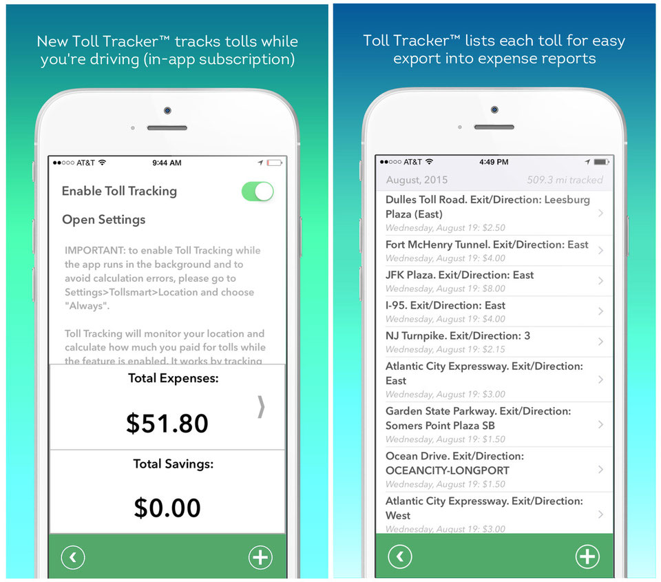Toll Tracker™ - Tollsmart