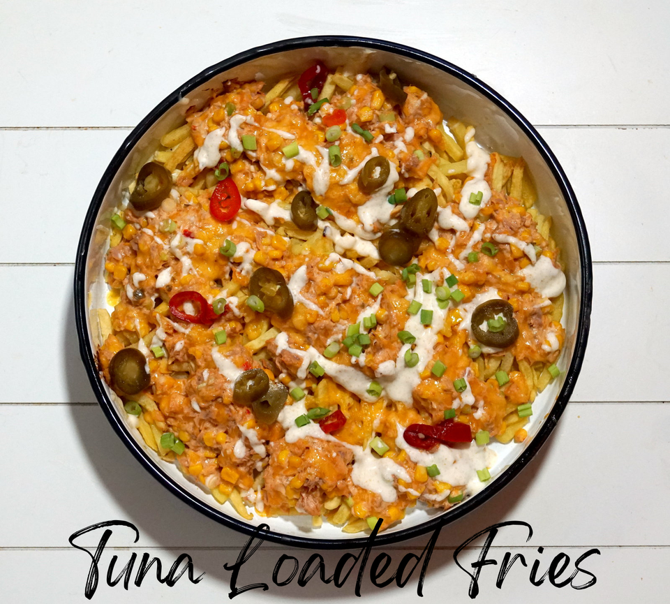 Tuna Loaded Fries - Pommes mit Thunfischgedöns - zimtkringel - about food