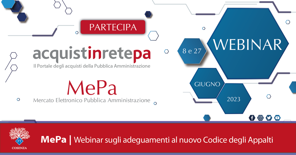 MePa | AGGIORNAMENTO PER ADEGUAMENTO PIATTAFORMA - Federterziario Cosenza