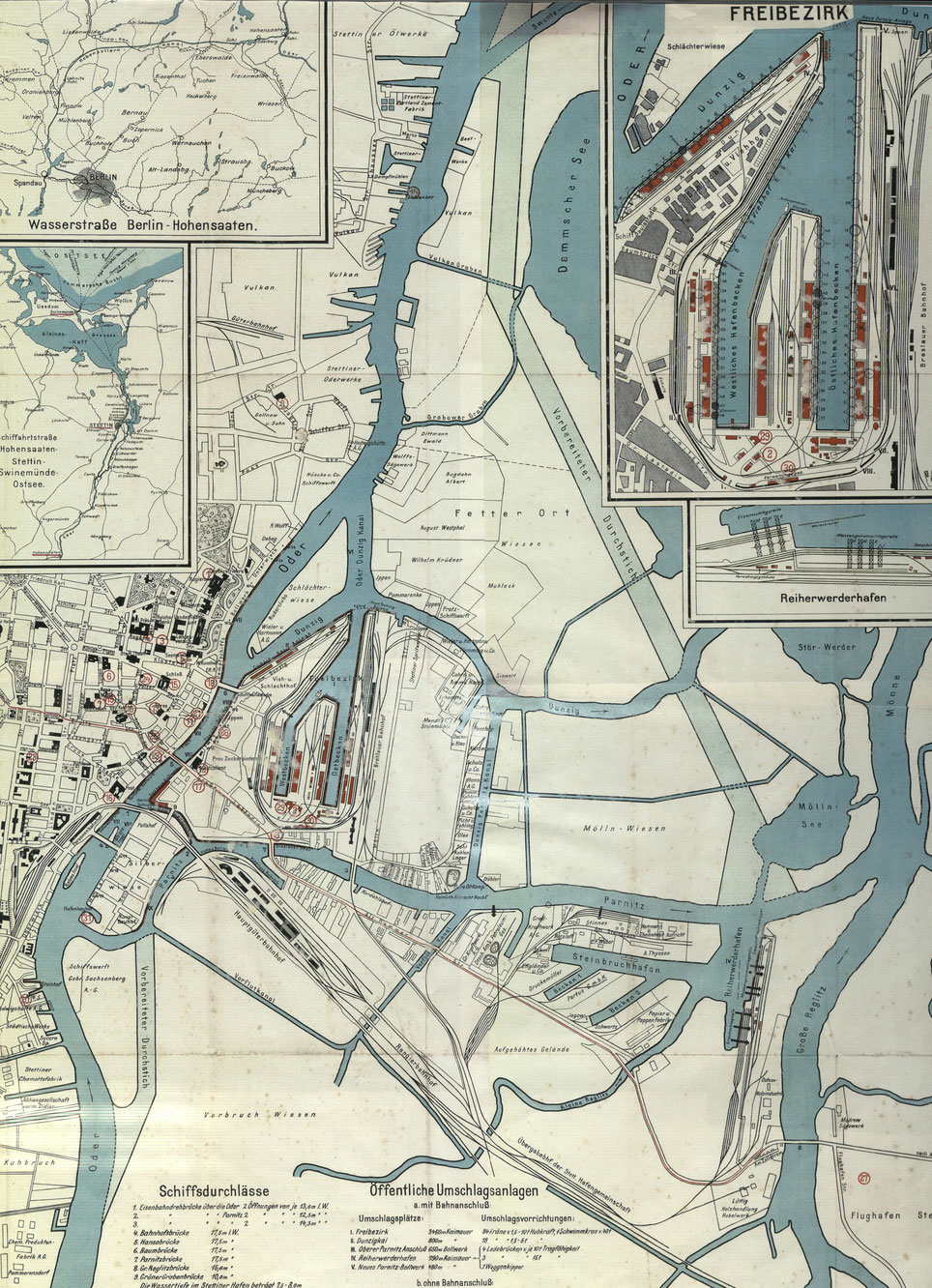 Landkarten, Stadtpläne und Umgebungskarten von Stettin - "HAUS STETTIN ...