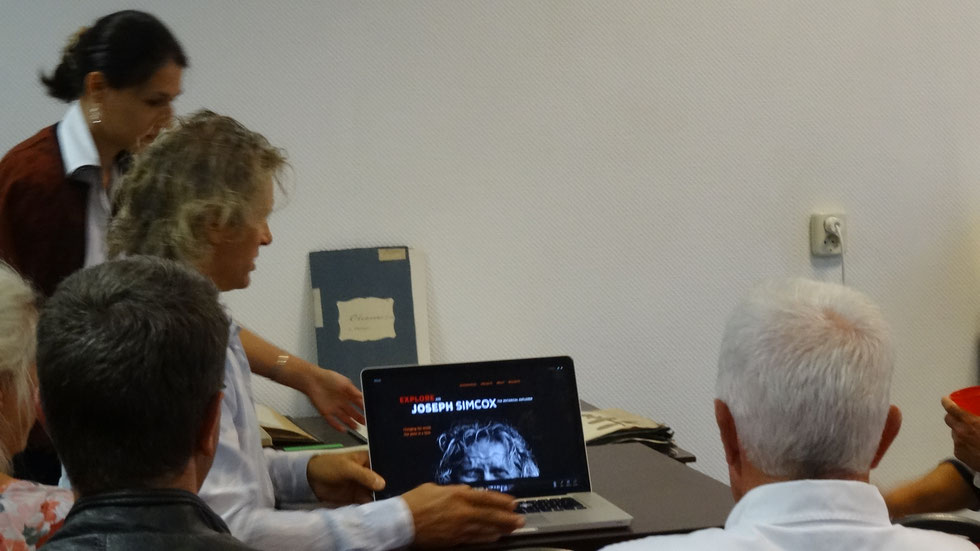 Joseph Simcox op bezoek - Herbarium Frisicum - plantenstudie