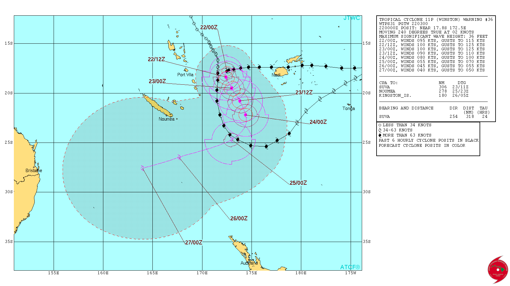 Tropical Cyclone Winston - Fiji - Storm Science Australia