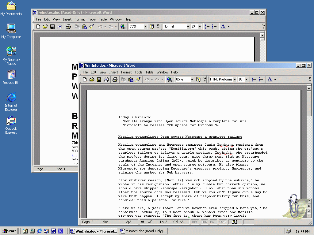 Microsoft Office 2000 - Soporte de Hardware y Software