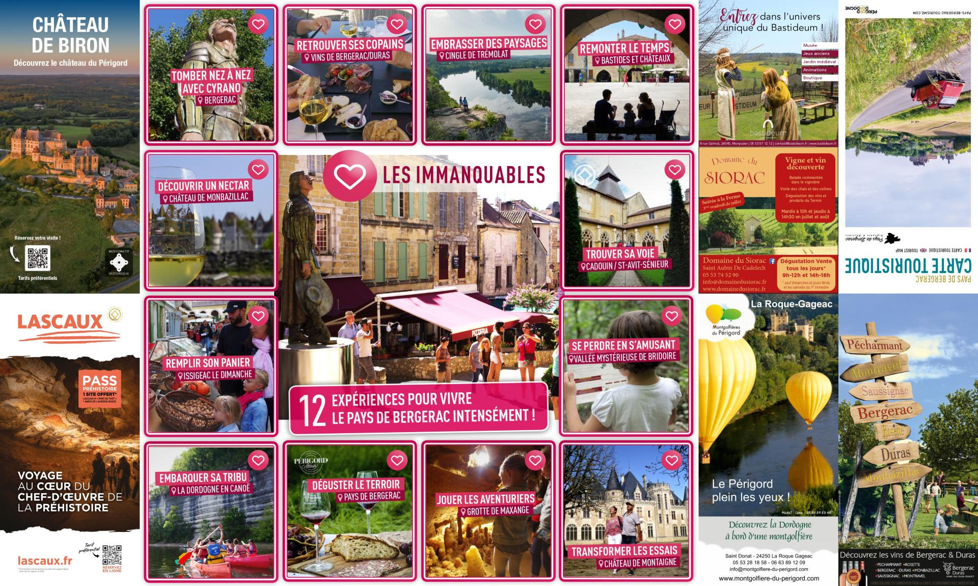 Carte Touristique du Pays de Bergerac - Le site des Professionnels du ...