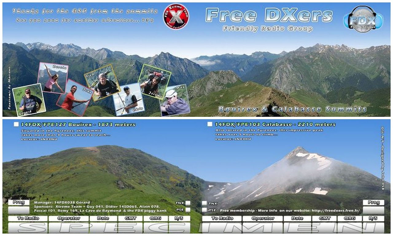 Album QSL SOTA - FreeDxers