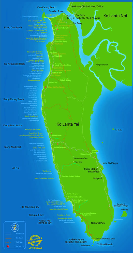 Ko Lanta Karte / Ko Lanta map - koadrianos Jimdo-Page!