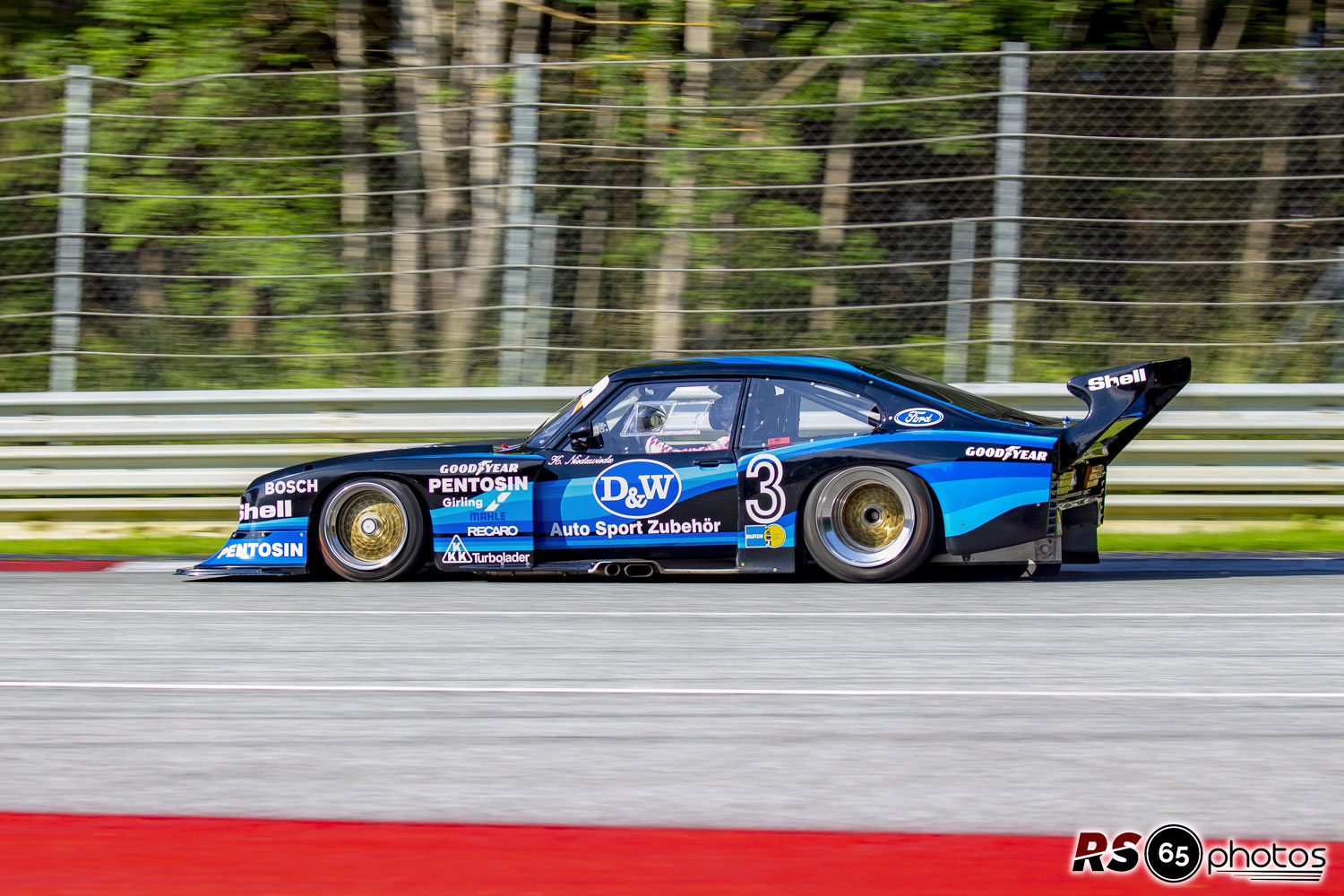 Ein Eyecatcher bei den Red Bull Ring Classics 2023 - der Ford Capri Turbo D&W - jüngster ...