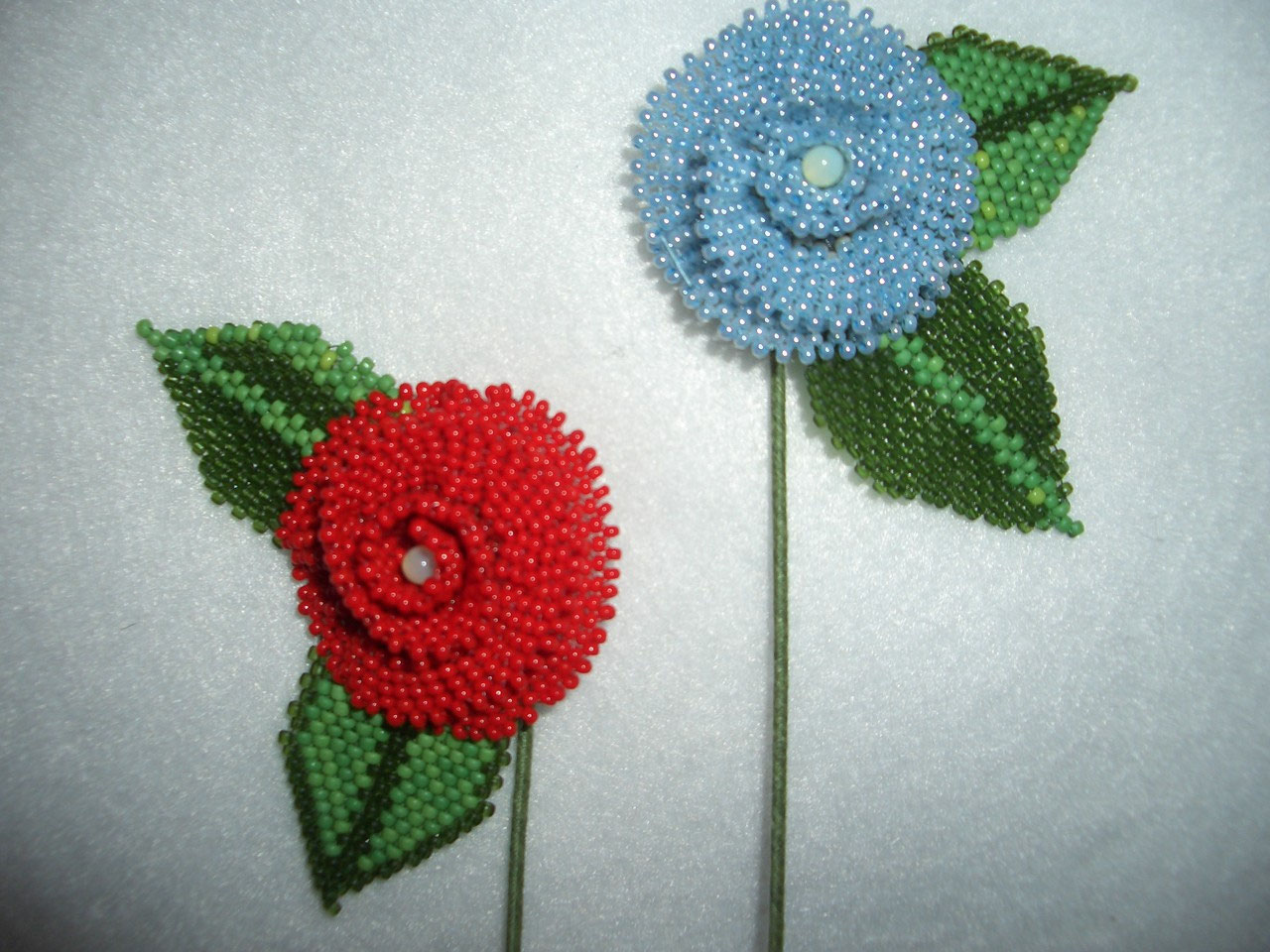 Beaded Flowers Gallery - Acadian Glass Art Studio LLC