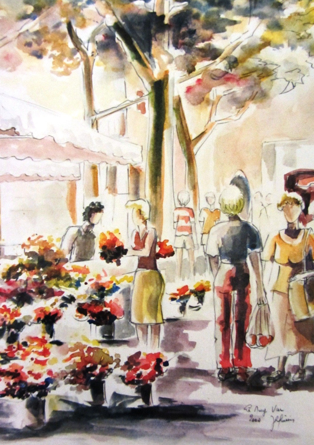 Marseille, les Marchés de Provence - jean-pierre QUIRIN /artiste ...