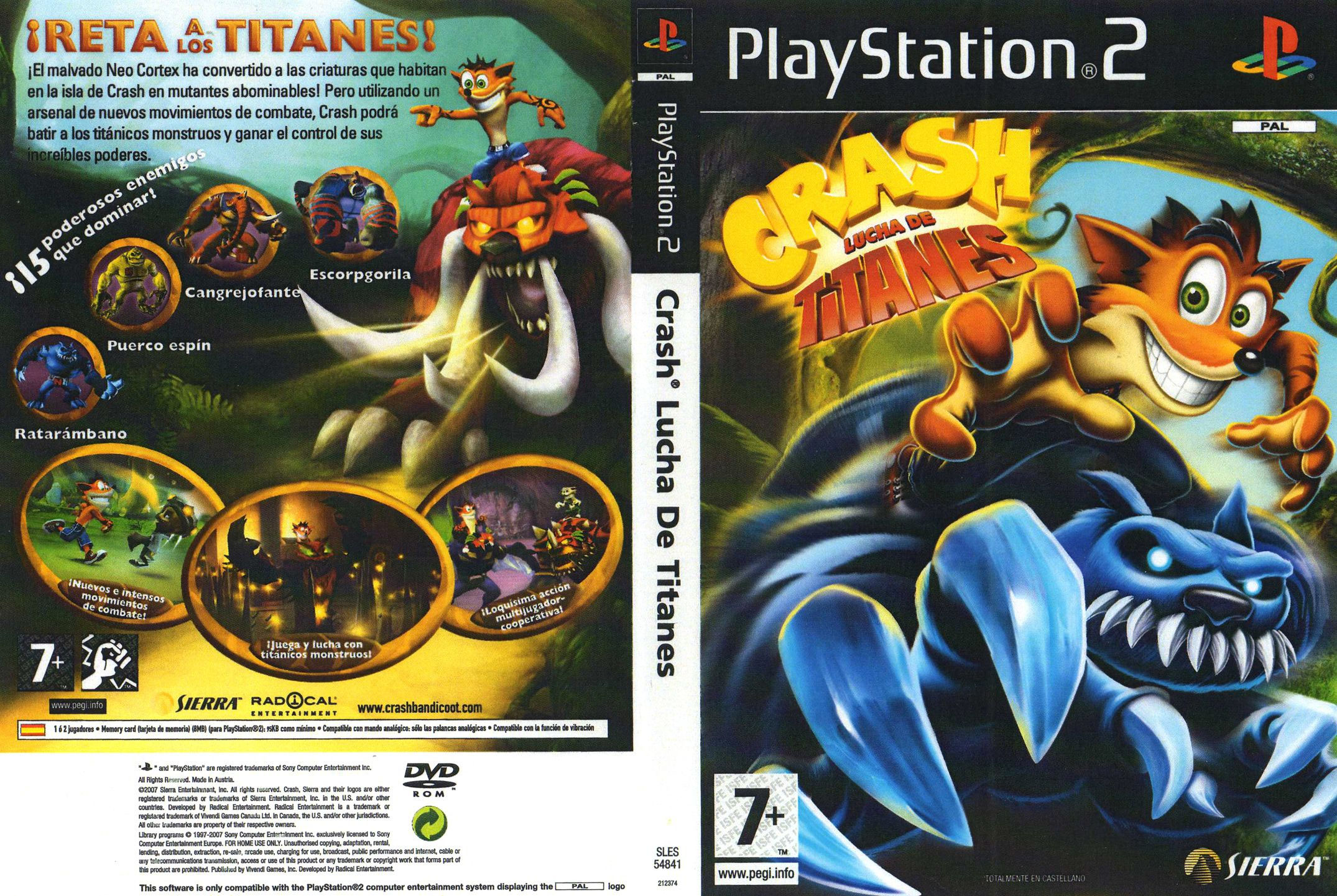 [Ps2] Crash Lucha de Titanes [Pal] [Español] [1,55 GB] - Carloxextremo ...