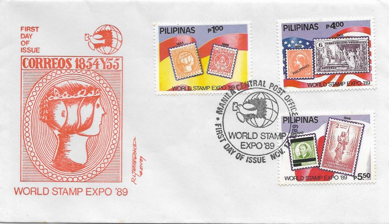 World Stamp Expo '89 - Withdrawn stamps