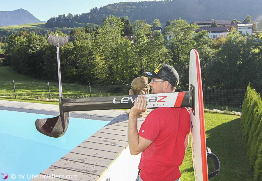 Kitefoilen lernen mit dem Levitaz Element Kitefoil - Lifetravellerz Blog