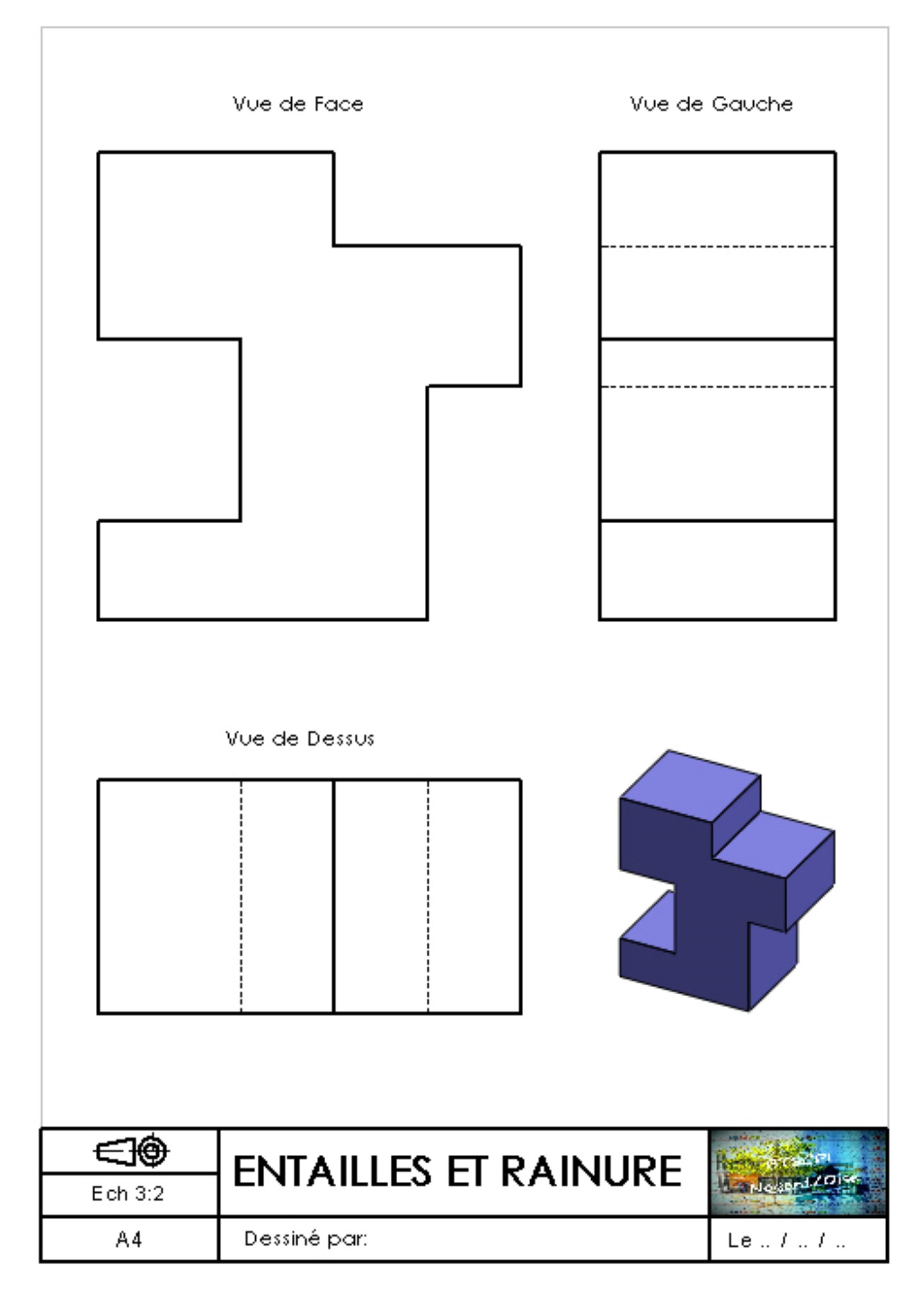 Exercice De Modélisation 3D – Exercices En 3D Gratuits – BTLQB