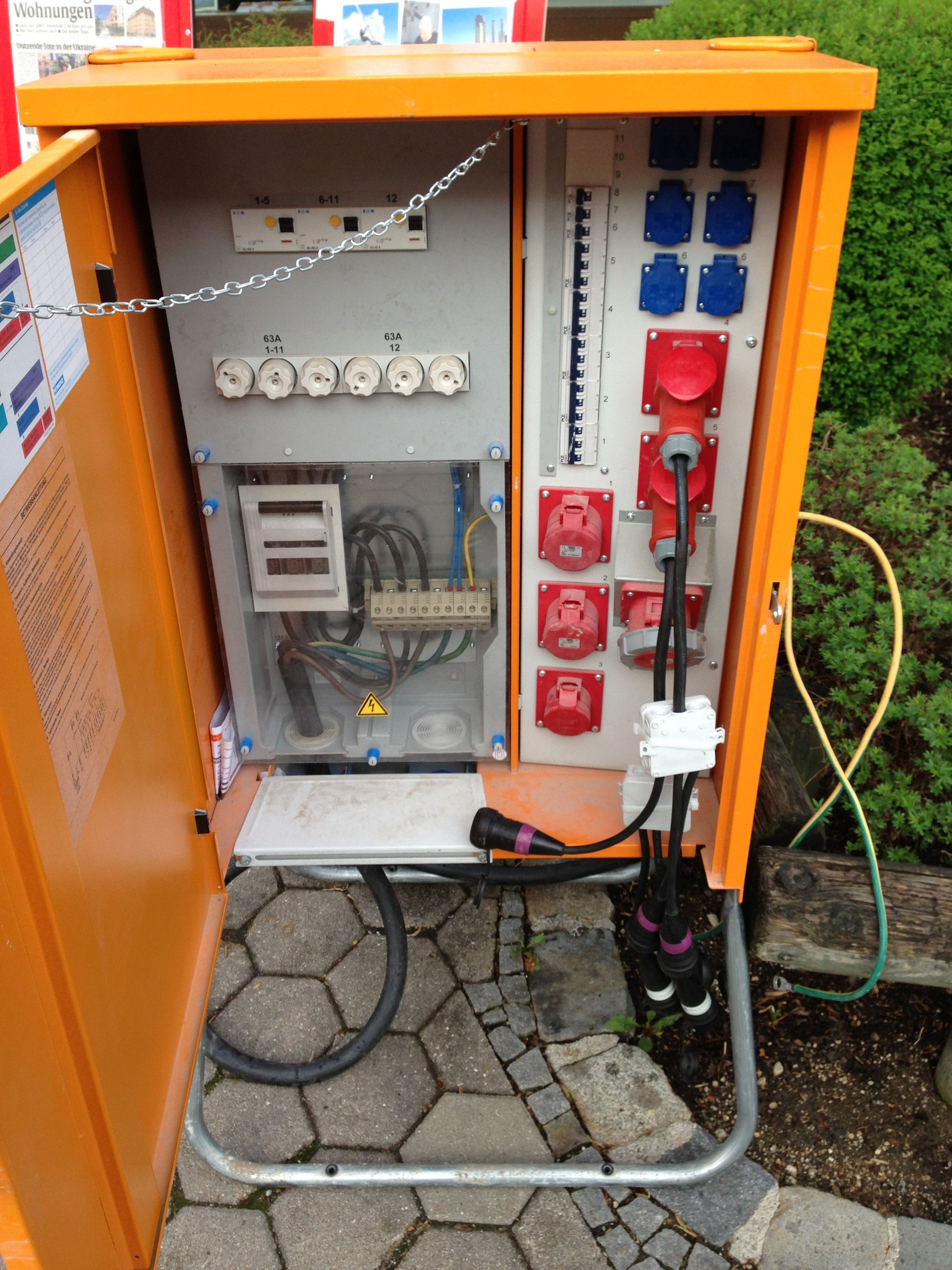 Baustrom/Kabelbrücken/Trafostationen - Baustrom Muenchen/Baustrom ...