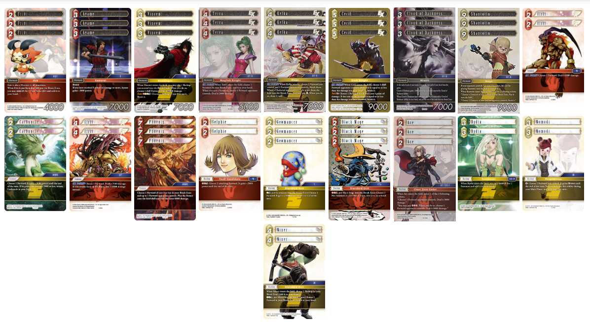 Wraith - Starter Deck Review - FFTCG.org