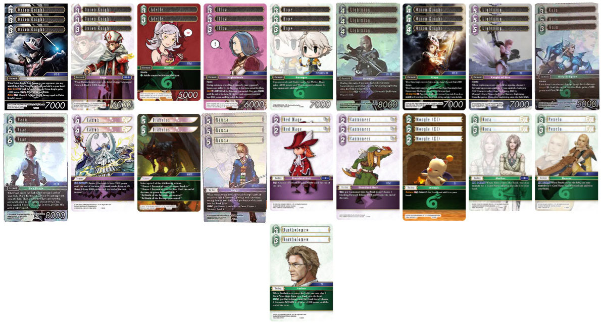 Knight - Starter Deck Review - FFTCG.org