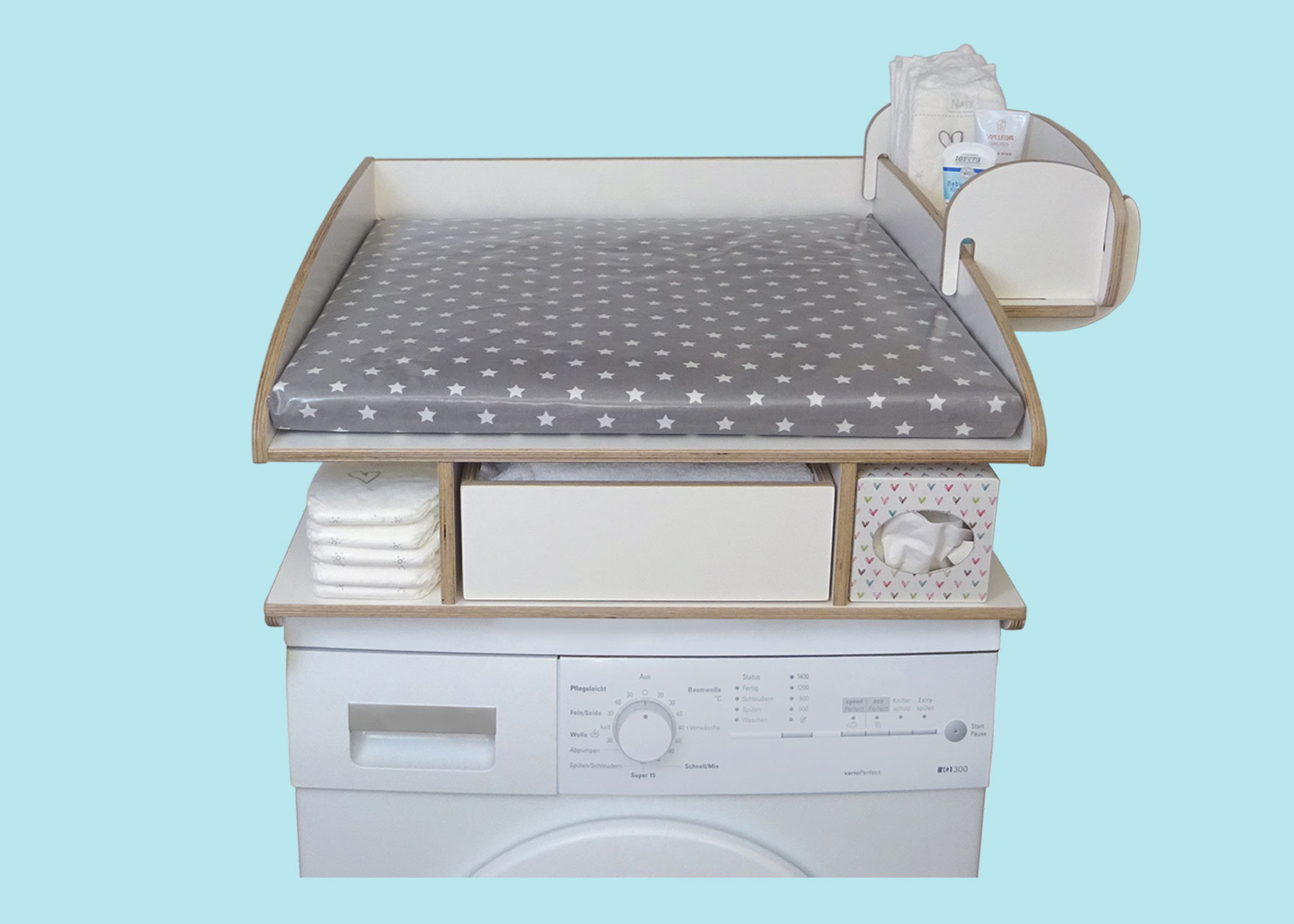 Wickeltisch Auf Waschmaschine