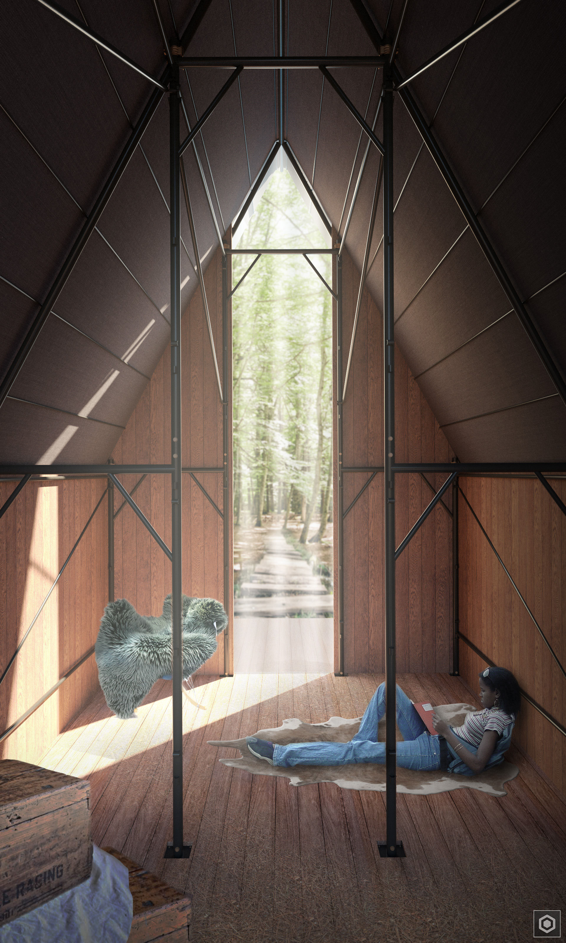 Scaffolding Hut - Mirko Billi Design - Vision Twelve