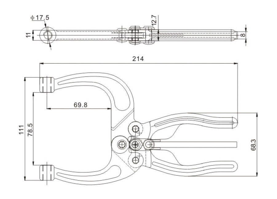 TOGGLE PLIERS - Clamptek Spanner
