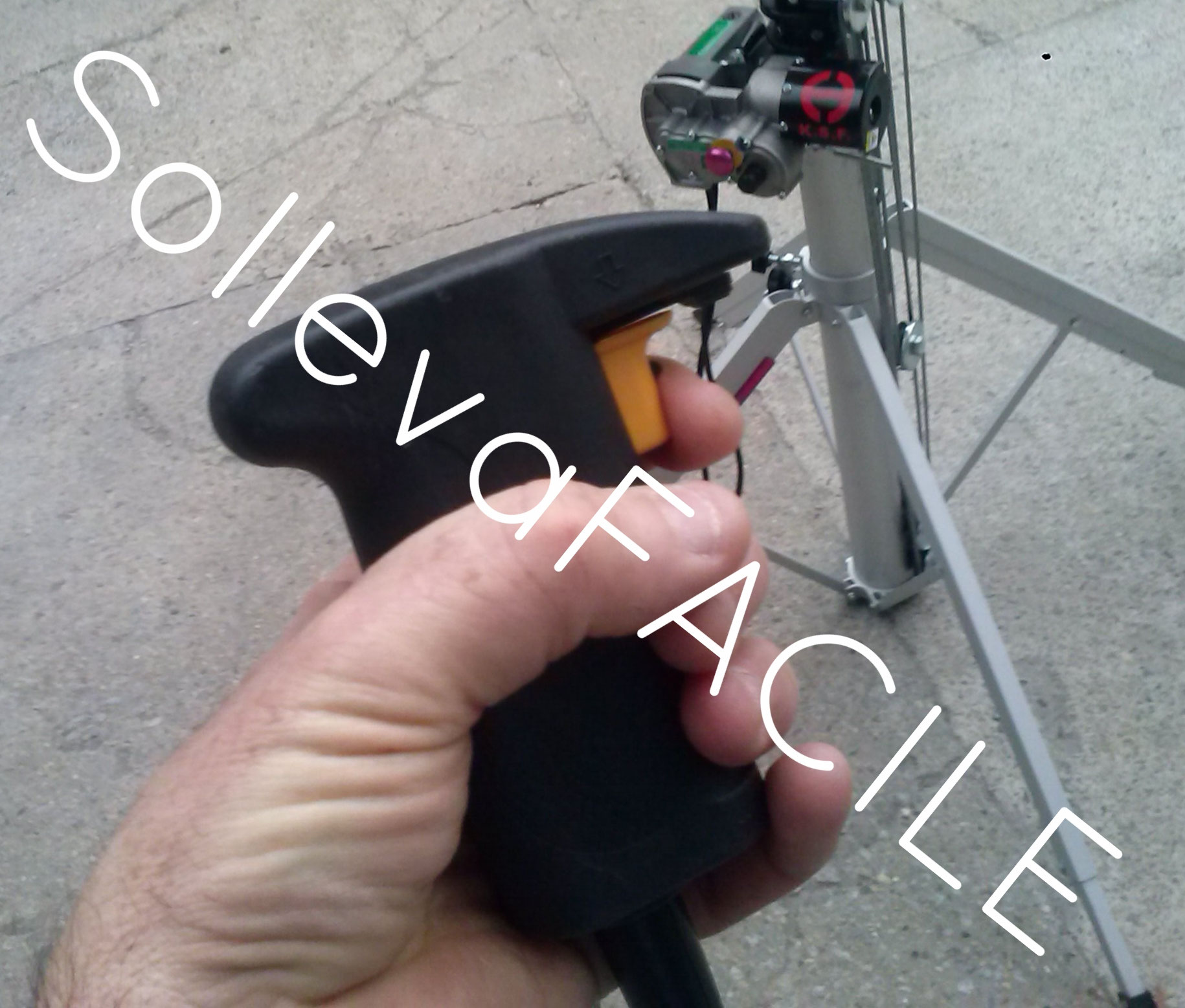 Sollevatore Portatile CM 340 - Solleva Facile - sollevatori telescopici ...