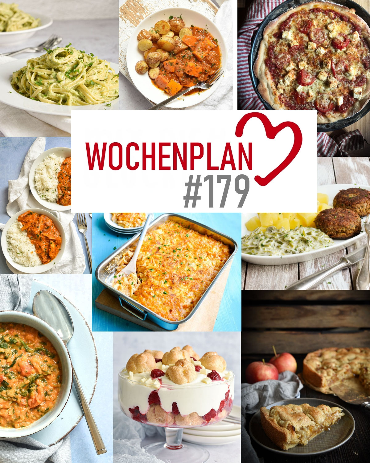 Wochenplan #179. Abwechslungsreiche Rezeptideen für eine Woche. - mix dich glücklich (Thermomix ...