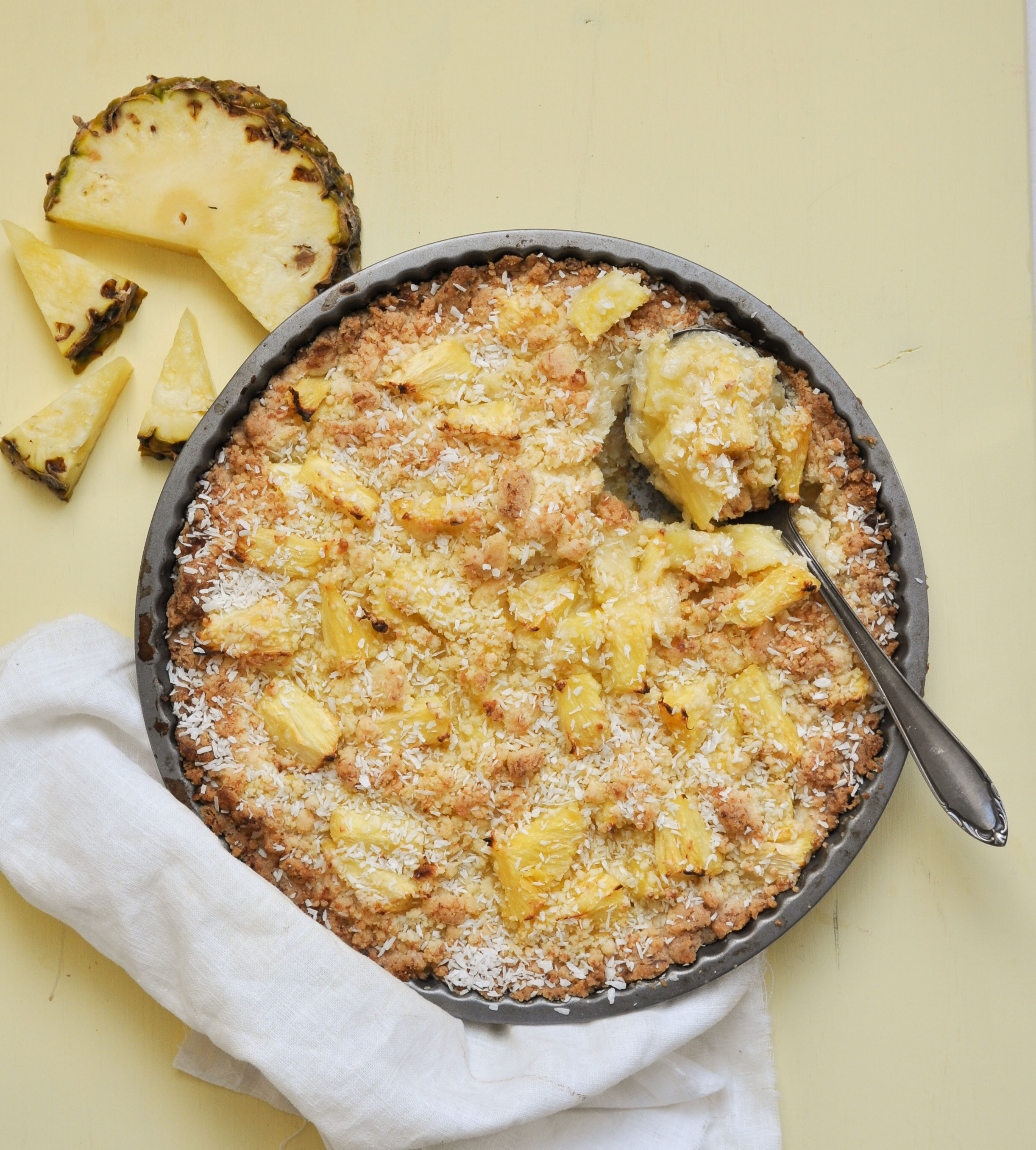 Ananas Crumble. Sommerlicher Genuss! - mix dich glücklich (Thermomix ...