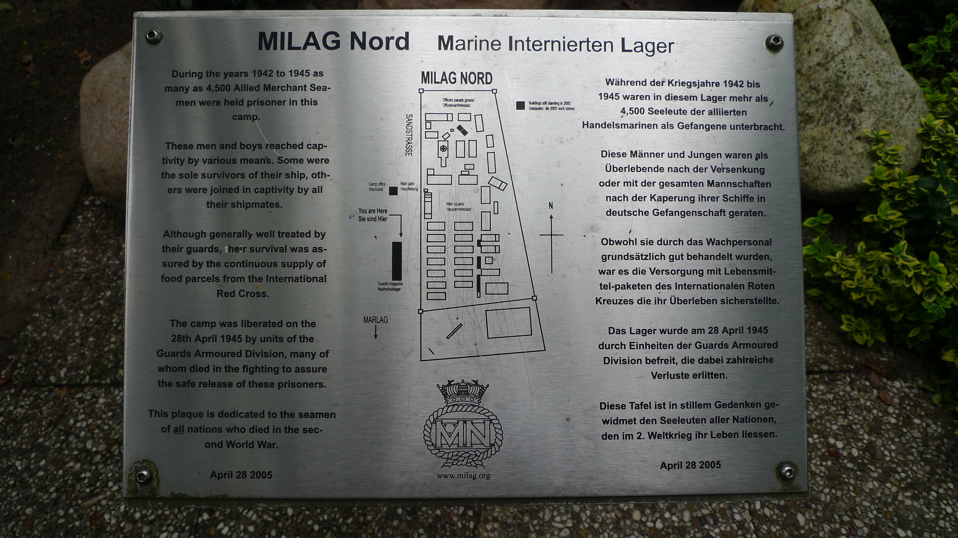 Marlag/Milag-Nord Westertimke - Gedenkstätte Lager Sandbostel