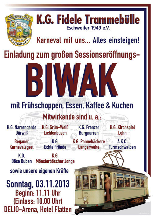 Wochenende: Auftritt in der Delio-Arena Eschweiler - KG Grün-Weiss ...