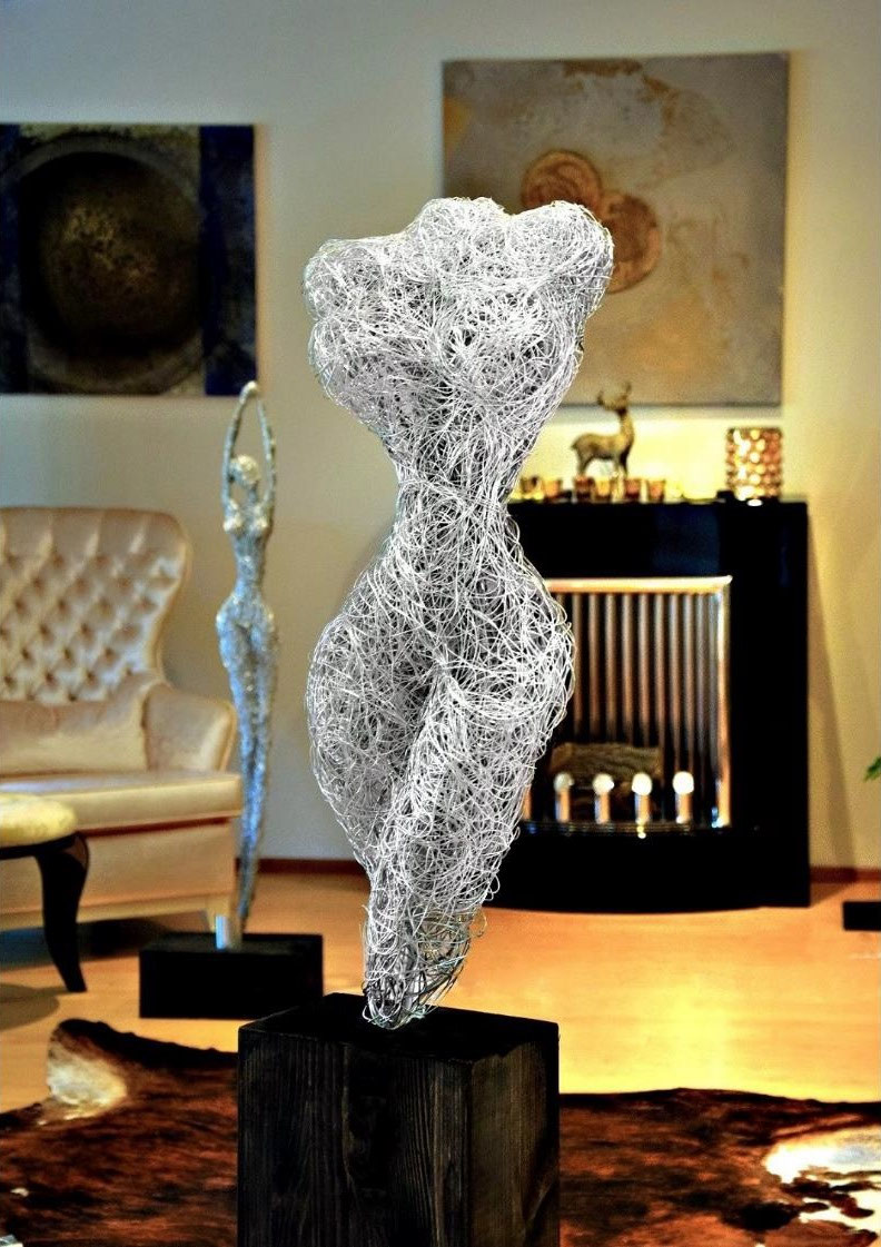 Draht Skulpturen, Licht und Kunst - Drahtskulpturen handmade