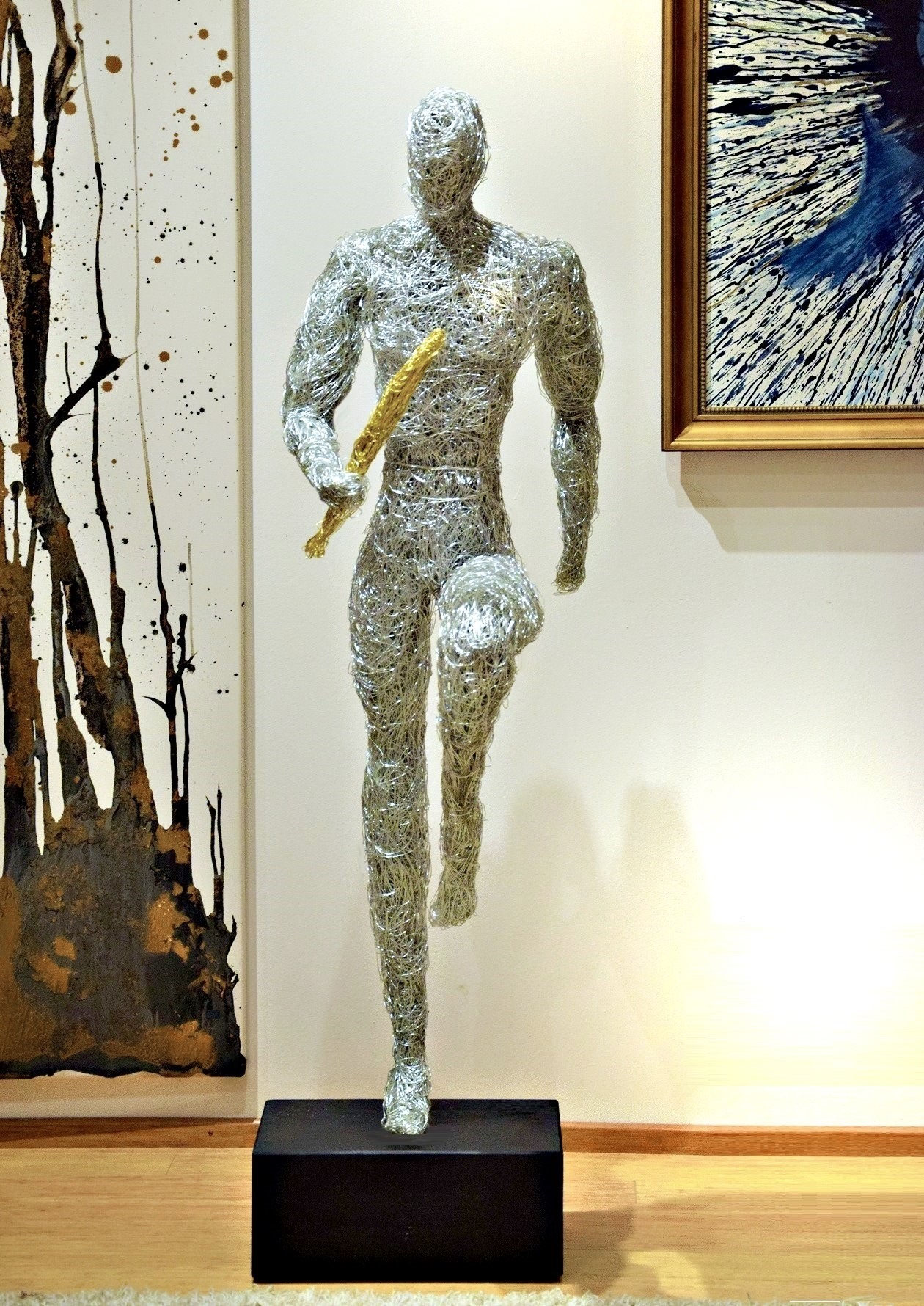 Draht Skulpturen, Licht und Kunst - Drahtskulpturen handmade