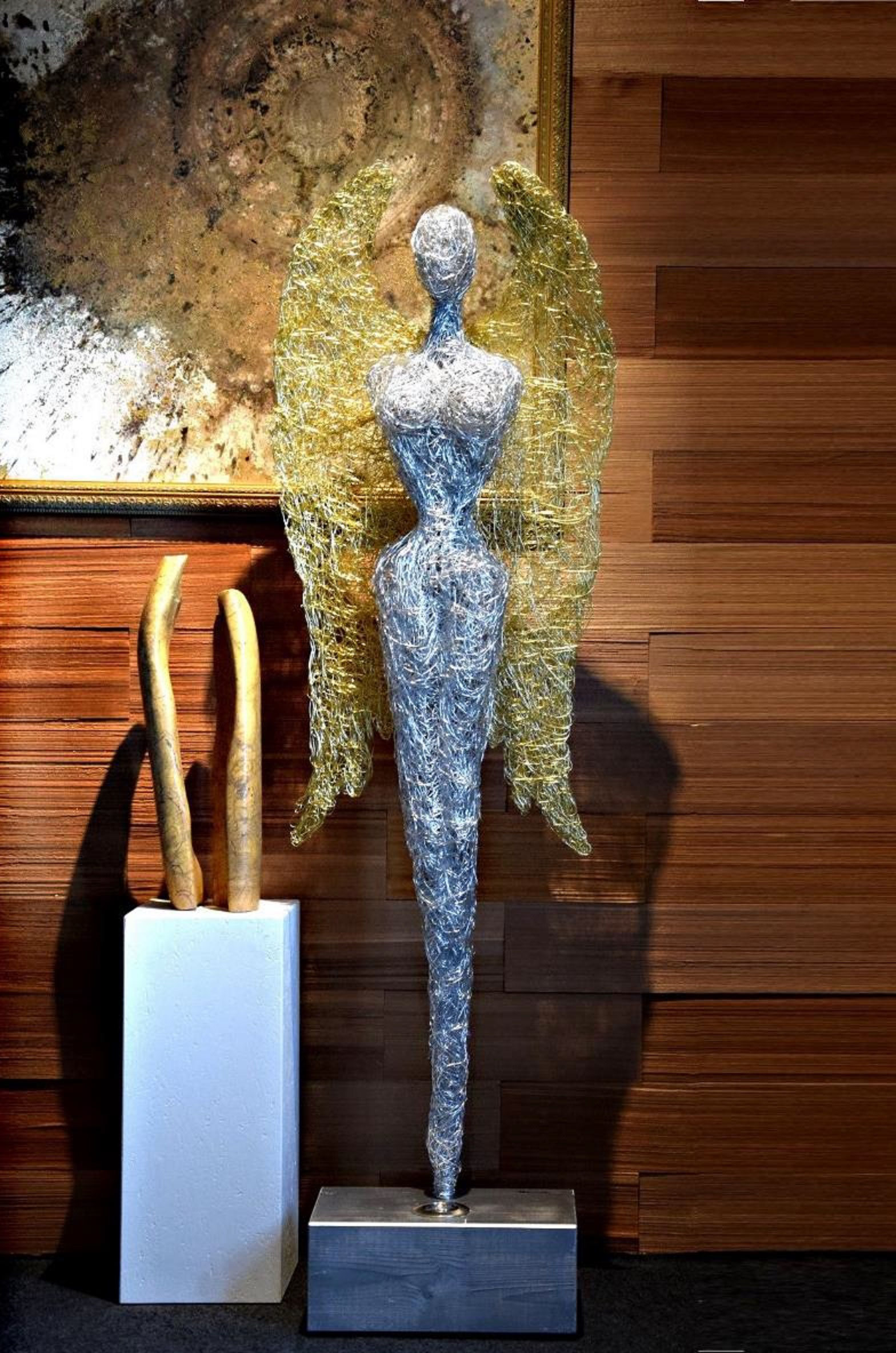 Draht Skulpturen, Licht und Kunst - Drahtskulpturen handmade