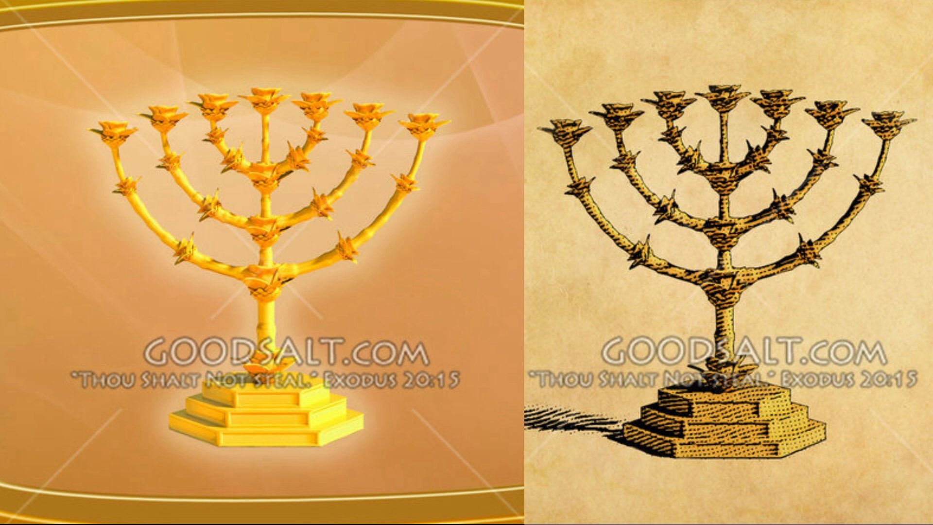 ANCIENT AND NEW MENORAHS - 21st Century - Structure Bible, Ancient Menorahs