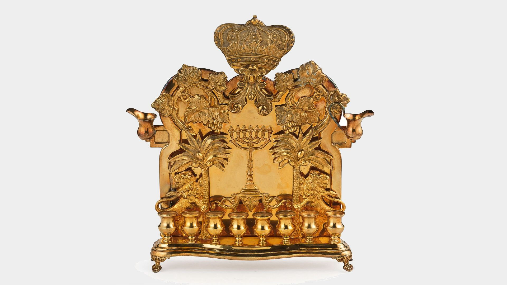 ANCIENT AND NEW MENORAHS - 20th Century - Divisions Structure Bible Menorah
