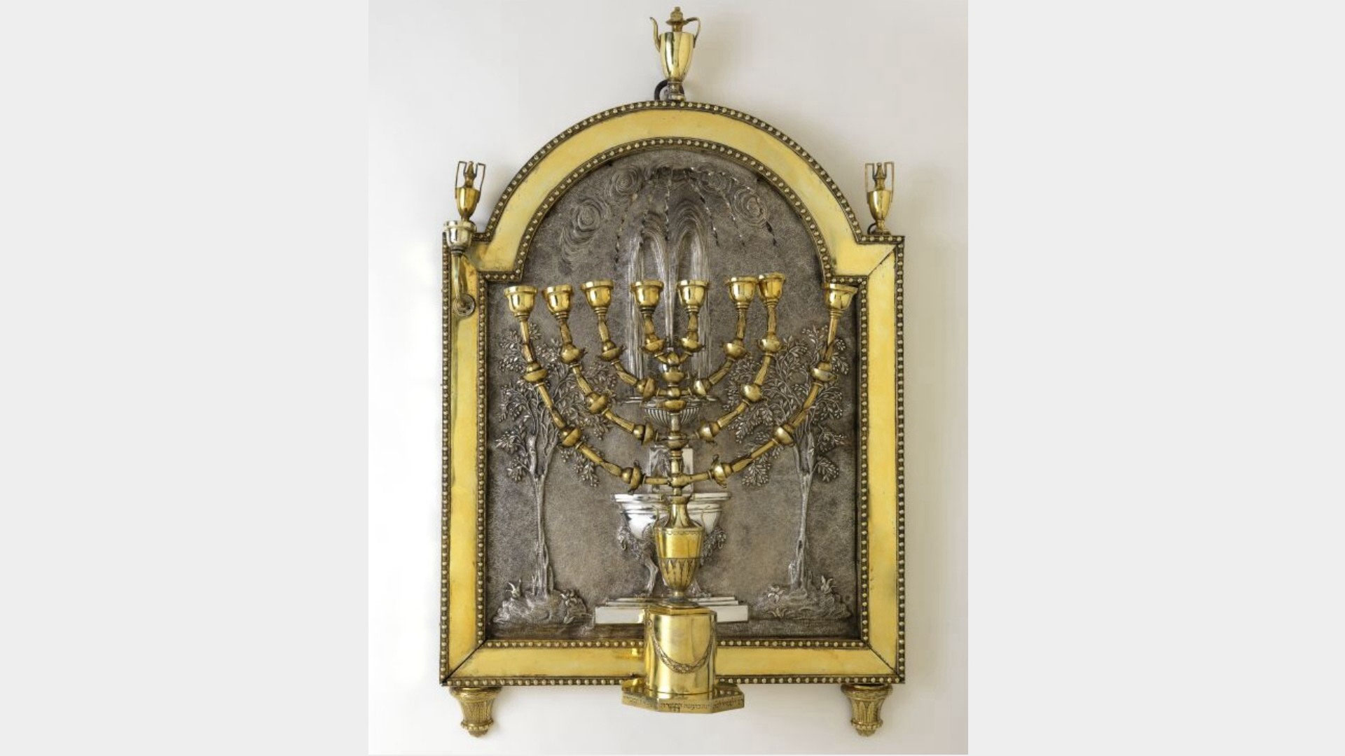 ANCIENT AND NEW MENORAHS - 19th Century - Structure Bible, Ancient Menorahs