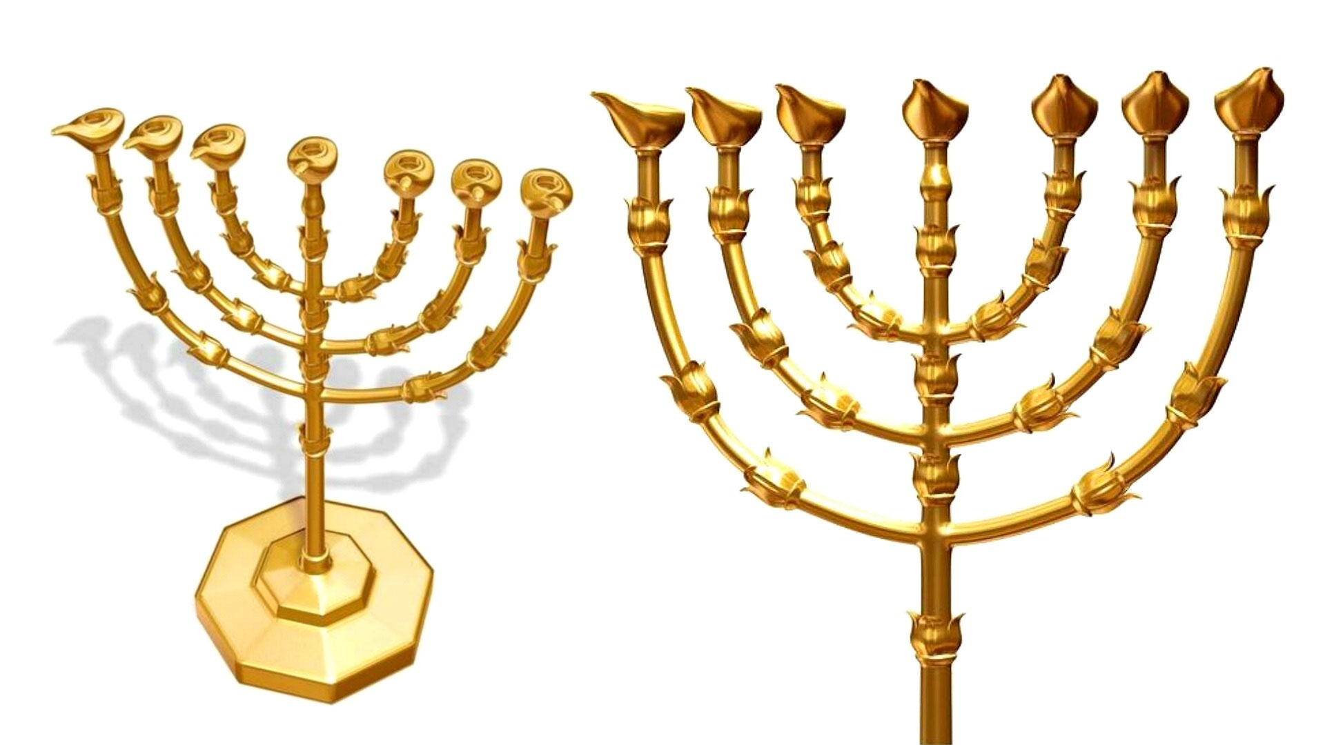 ANCIENT AND NEW MENORAHS - 21st Century - Structure Bible, Ancient Menorahs