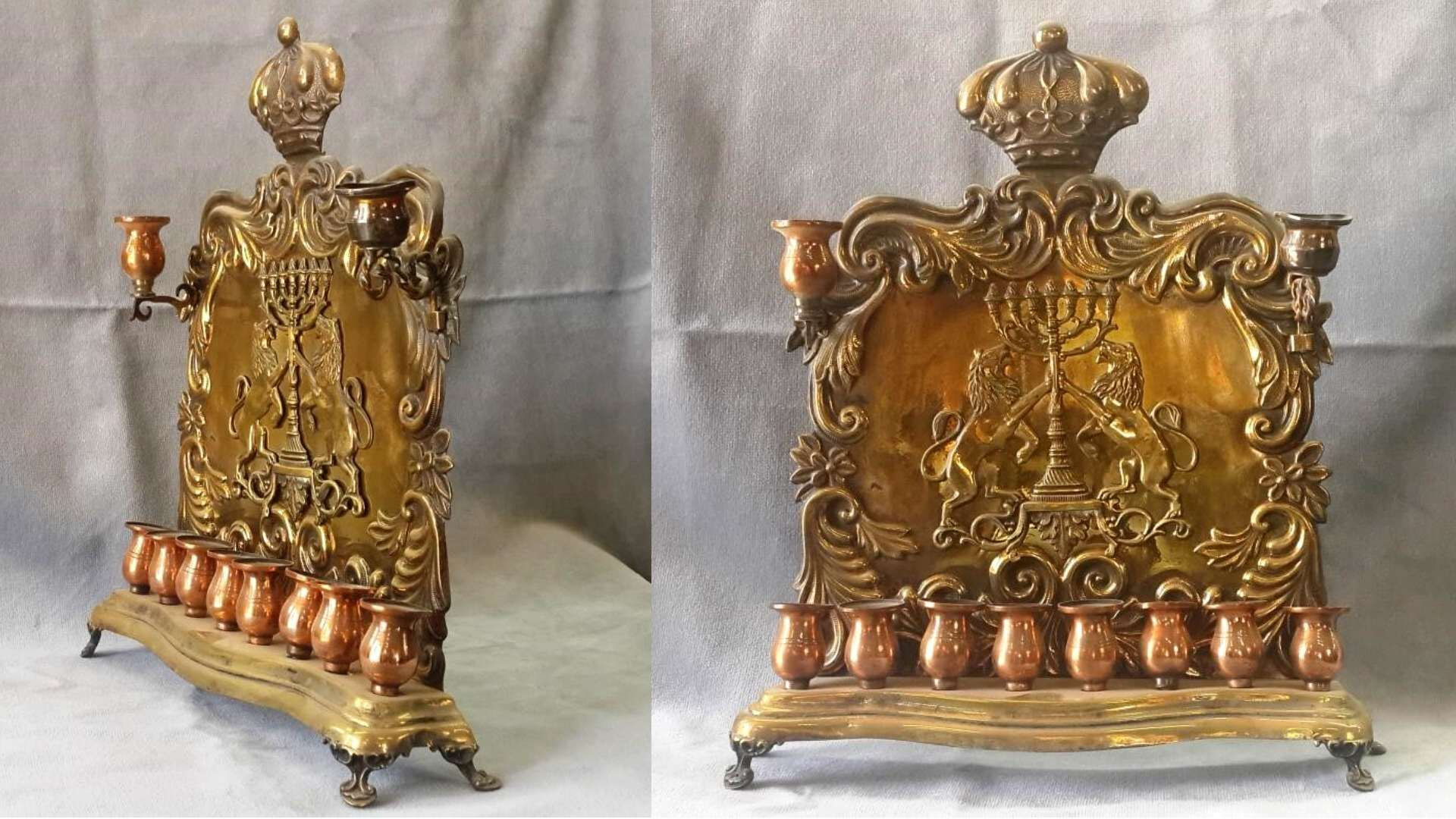 ANCIENT AND NEW MENORAHS - 19th Century - Structure Bible, Ancient Menorahs